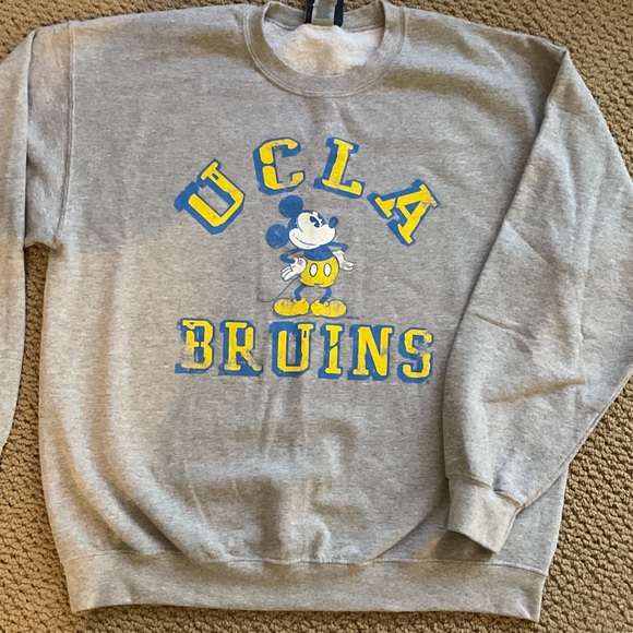 Disney | Sweaters | Disney Gray Mickey Mouse Ucla Bruins Sweater | Poshmark